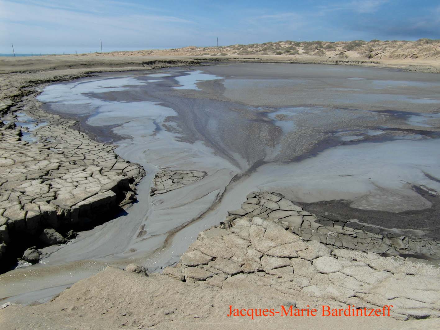Volcans de boue à Cheleken, par Jacques-Marie Bardintzeff