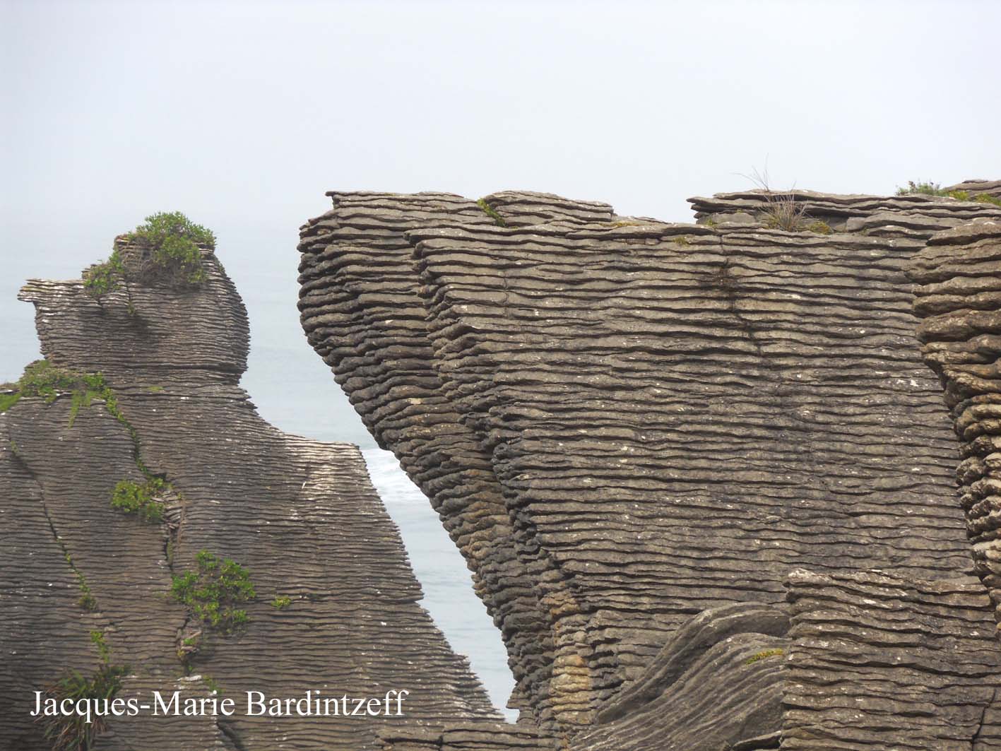Pancake Rocks, Nouvelle-Zélande, par Jacques-Marie Bardintzeff