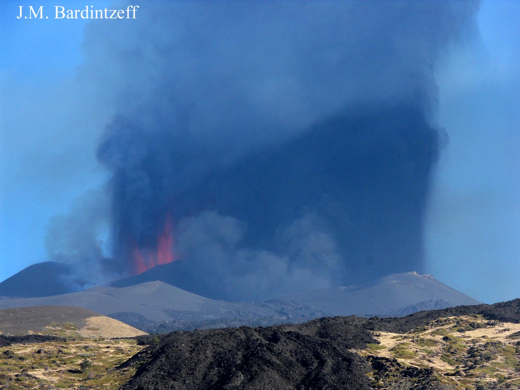 Etna, 7e paroxysme, par Jacques-Marie Bardintzeff