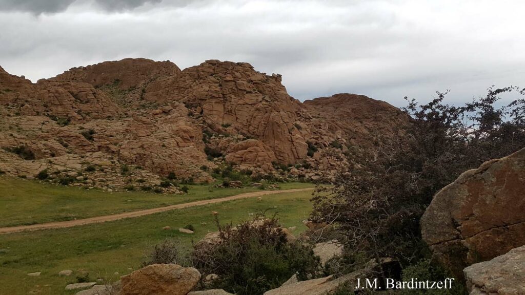 Granite de Baga Gazriin Chuluu, Mongolie, par Jacques-Marie Bardintzeff