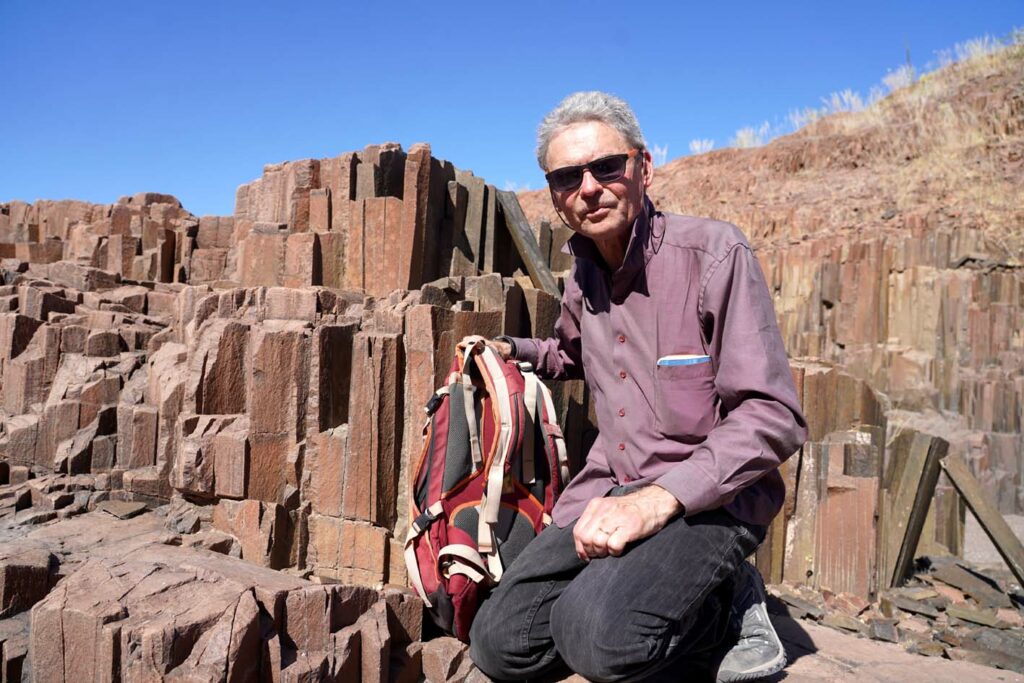 Orgues volcaniques en Namibie, par Jacques-Marie Bardintzeff
