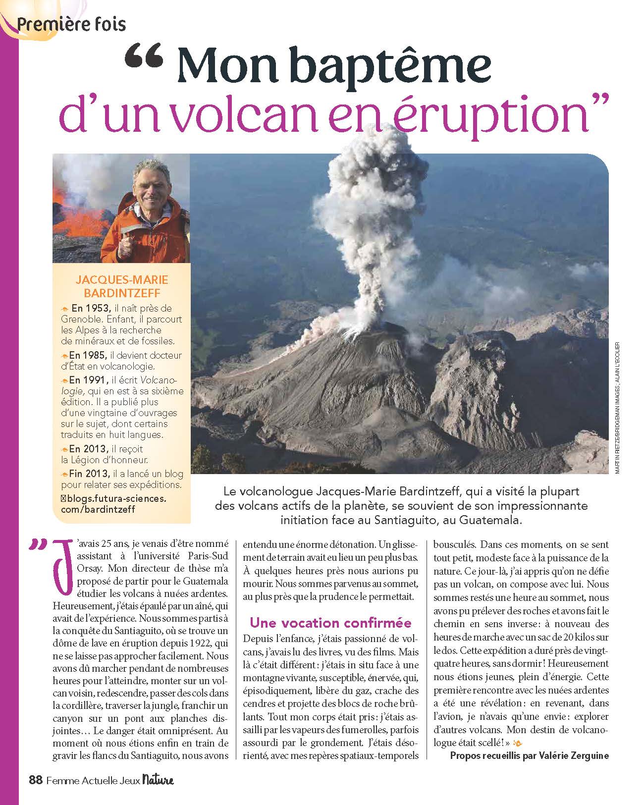VOLCANMANIA : le blog de Jacques-Marie BARDINTZEFF, volcanologue
