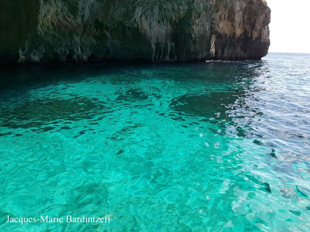 Mer turquoise à Malte, par Jacques-Marie Bardintzeff