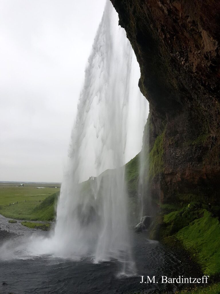 Cascade de Seljalandsfoss, Islande, par Jacques-Marie Bardintzeff