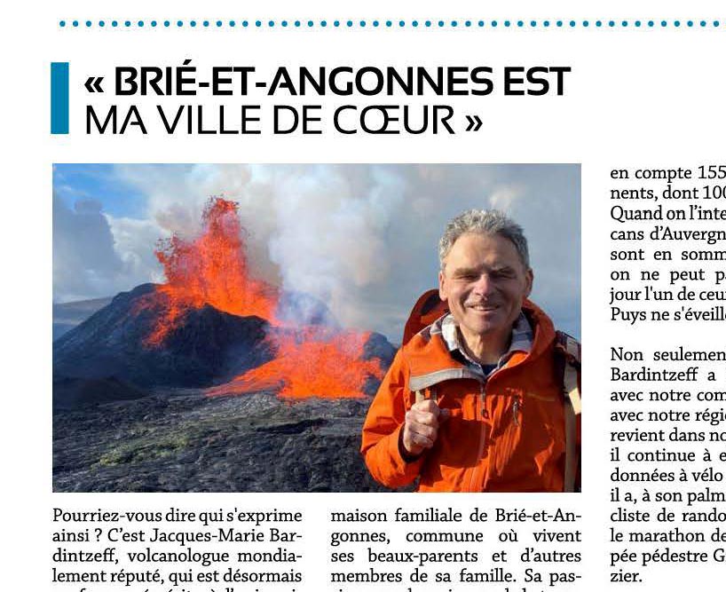 volcanologue, par Jacques-Marie Bardintzeff