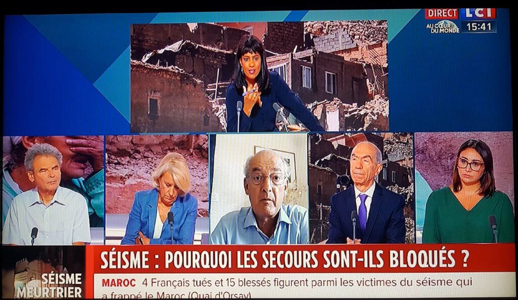 Séisme meurtrier au Maroc sur LCI et BFMTV (suite), par Jacques-Marie Bardintzeff