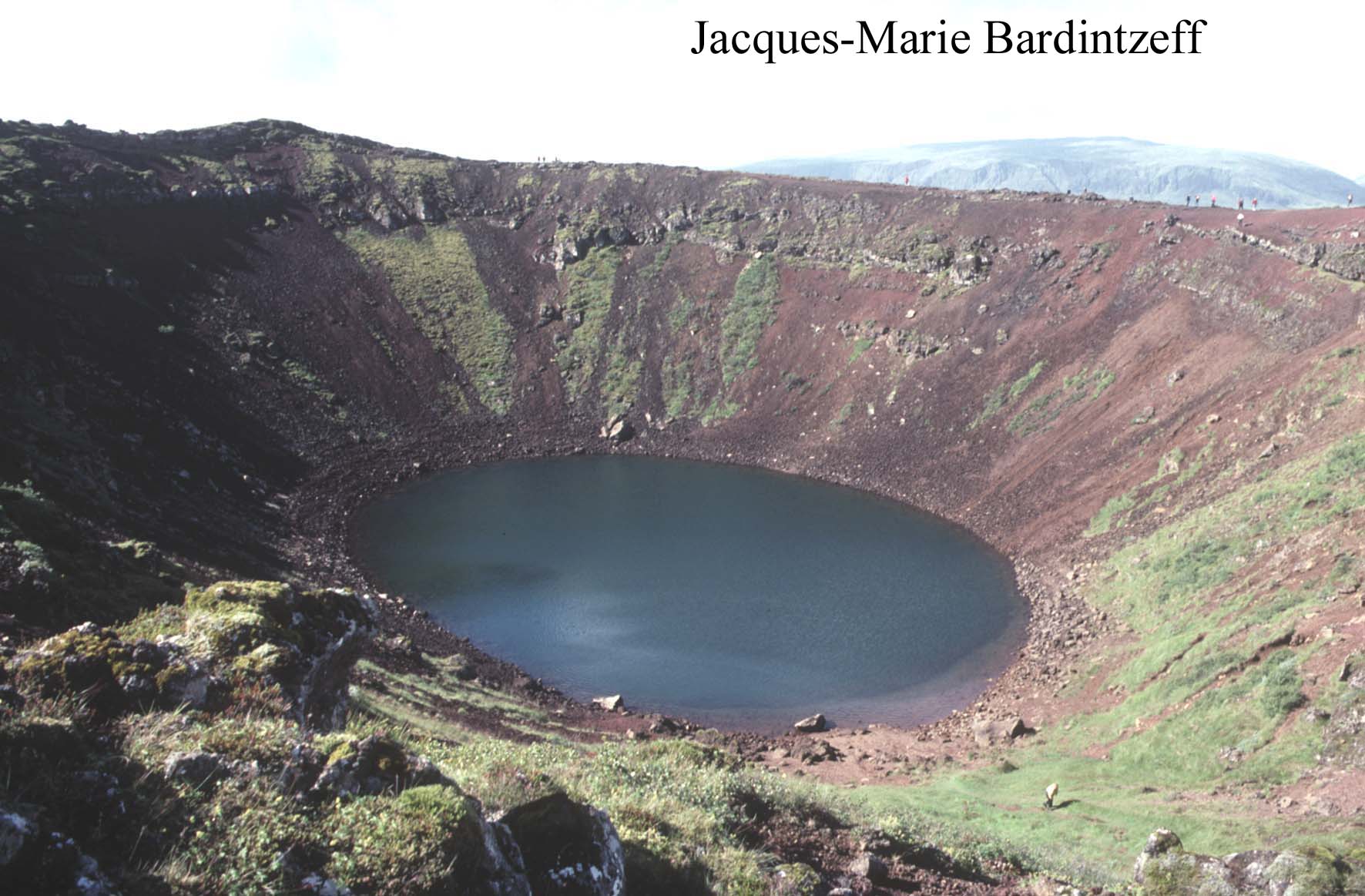 Le cratère Kerid en Islande, par Jacques-Marie Bardintzeff
