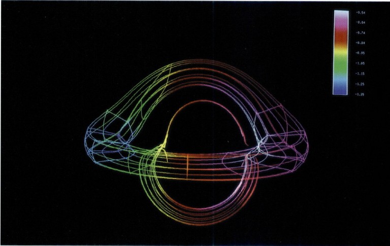 Accretion disk, by Jean-Pierre Luminet