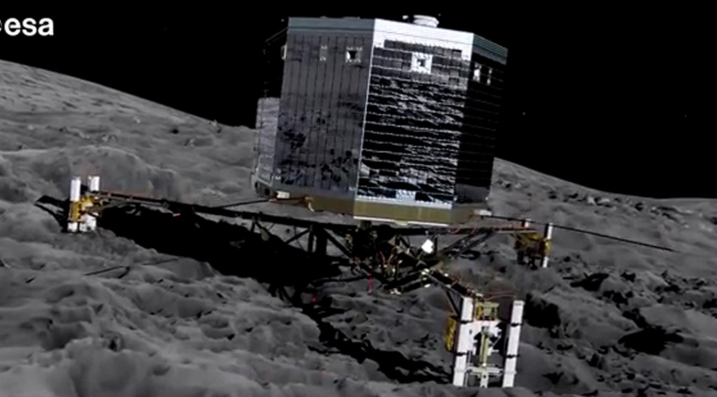 Le robot Philae s'est réveillé sur la comète Tchouri