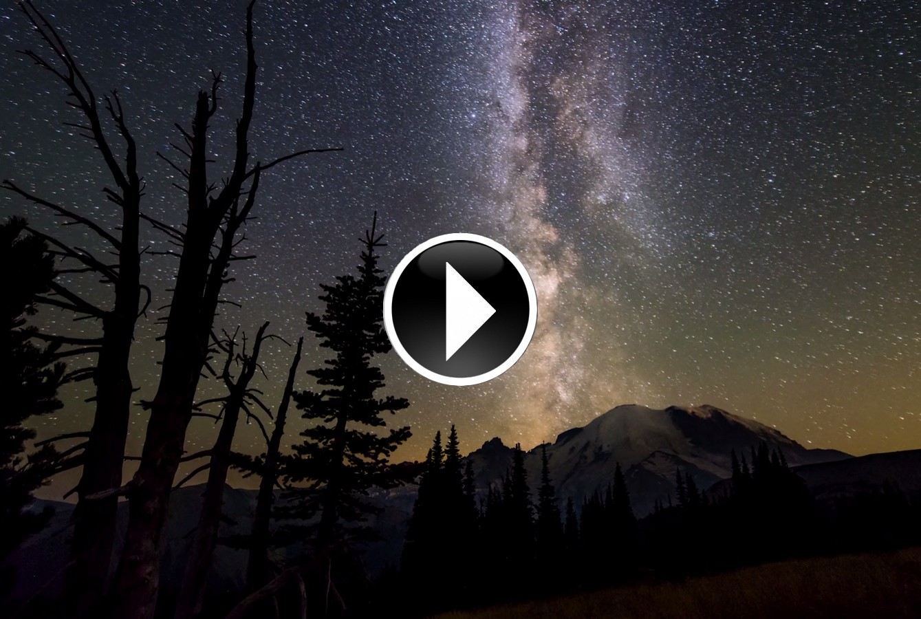 En vidéo : le Parc national du mont Rainier sous les étoiles