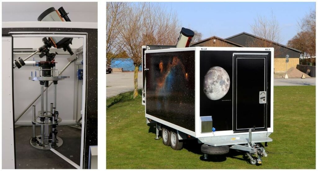 Un astronome amateur invente un observatoire mobile