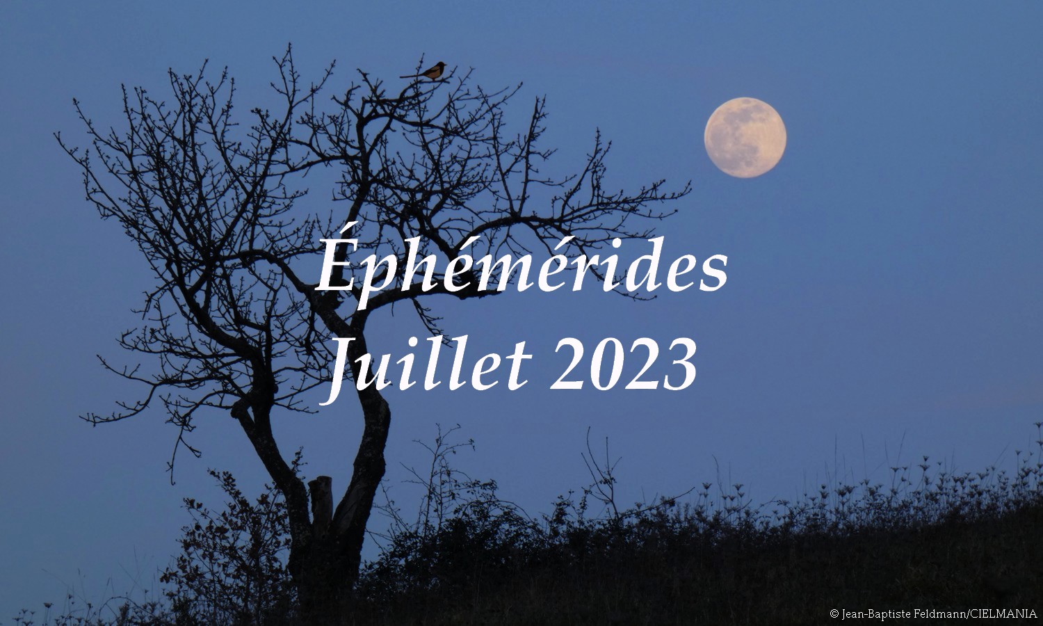 Éphémérides : le ciel du mois de juillet 2023