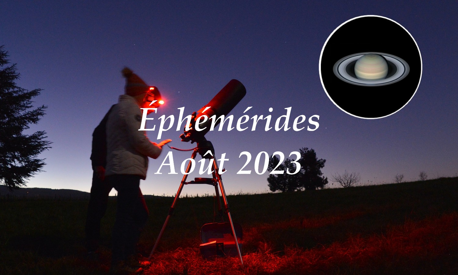 Éphémérides : le ciel du mois d'août 2023