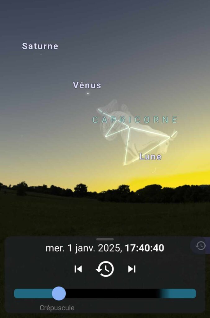 Éphémérides : le ciel du mois de janvier 2025