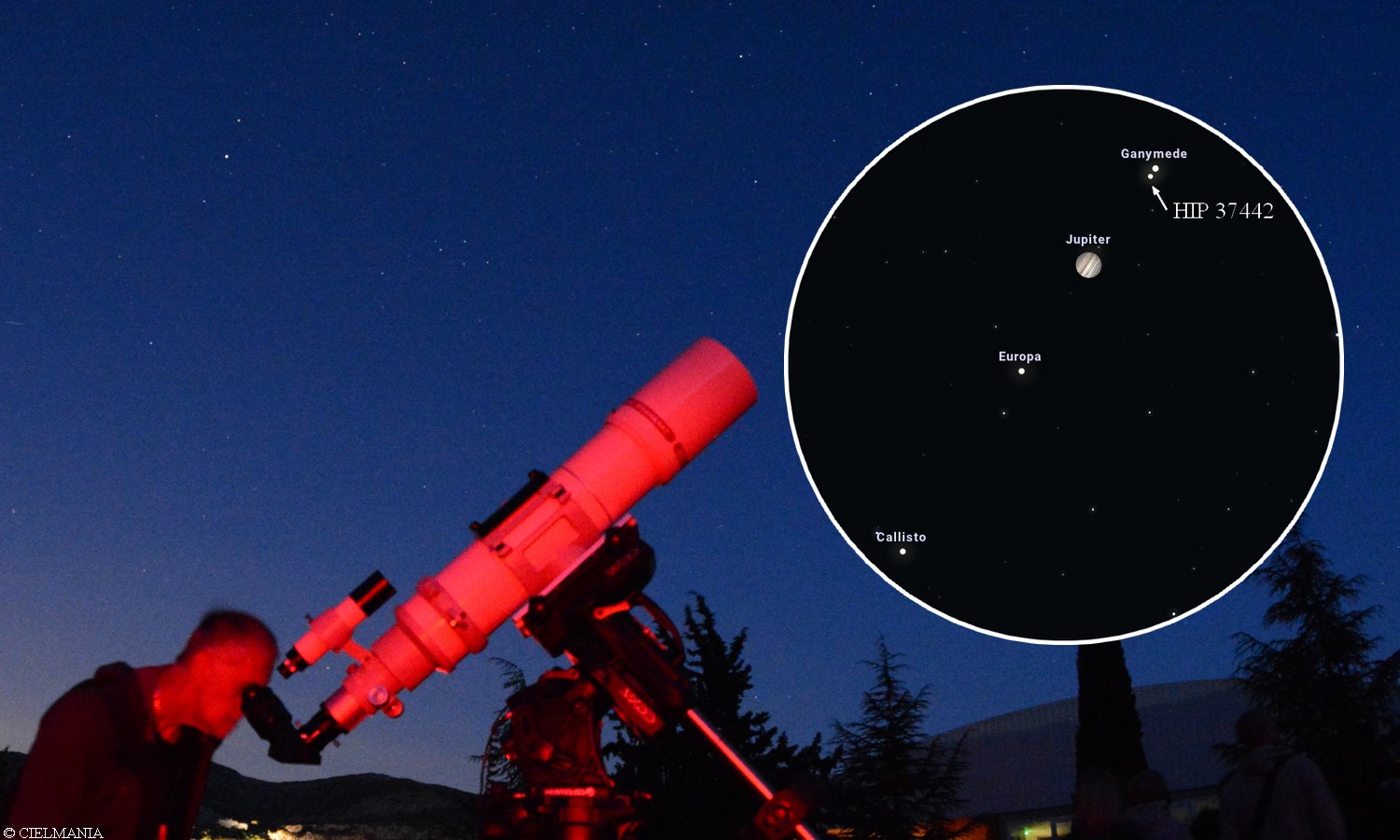 Rarissime : Ganymède, la lune de Jupiter, va occulter une étoile