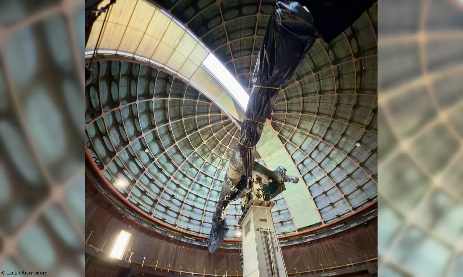 L'Observatoire Lick touché par la tempête de Noël